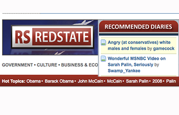 How Political Diarists Power RedState, Daily Kos